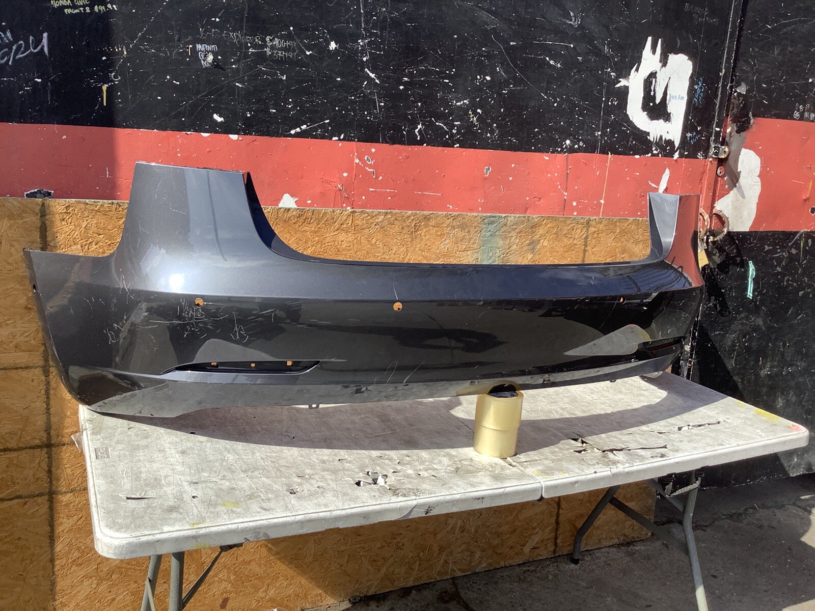 2017 2018 2019 2020 TESLA MODEL 3 REAR BUMPER OEM USED | eBay