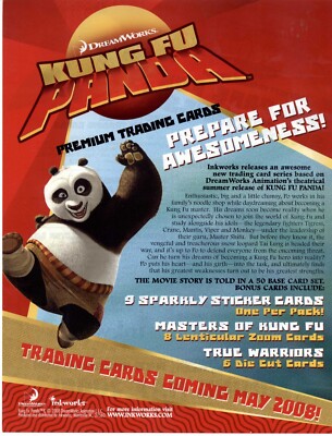 Kung Fu Panda - Sell Sheet [8 1/2" x 11"] | eBay
