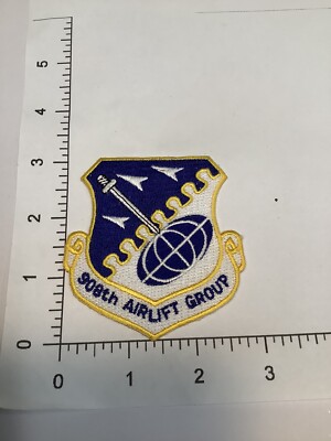 U.S.A.F. 908TH AIRLIFT GROUP SQUADRON PATCH C | eBay