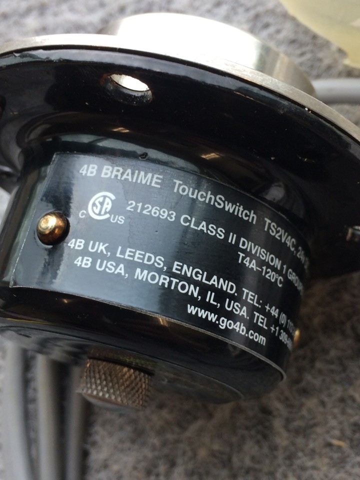 4B Components TS2V4C Touchswitch 24Vdc Belt Alignment Sensor NOS - NEW ...