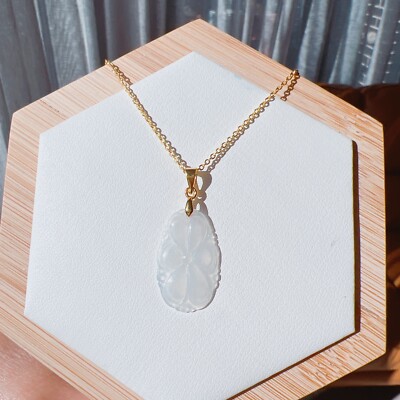 Natural A Grade/ Ice Grade Burma Jade Carving Pendant Necklace | eBay ...