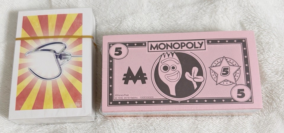 Disney and Hasbro Monopoly, Toy Story Replacement Parts Pieces, Money ...