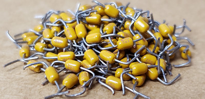 SMALL YELLOW RESISTORS N5E104 (100PCS) | eBay
