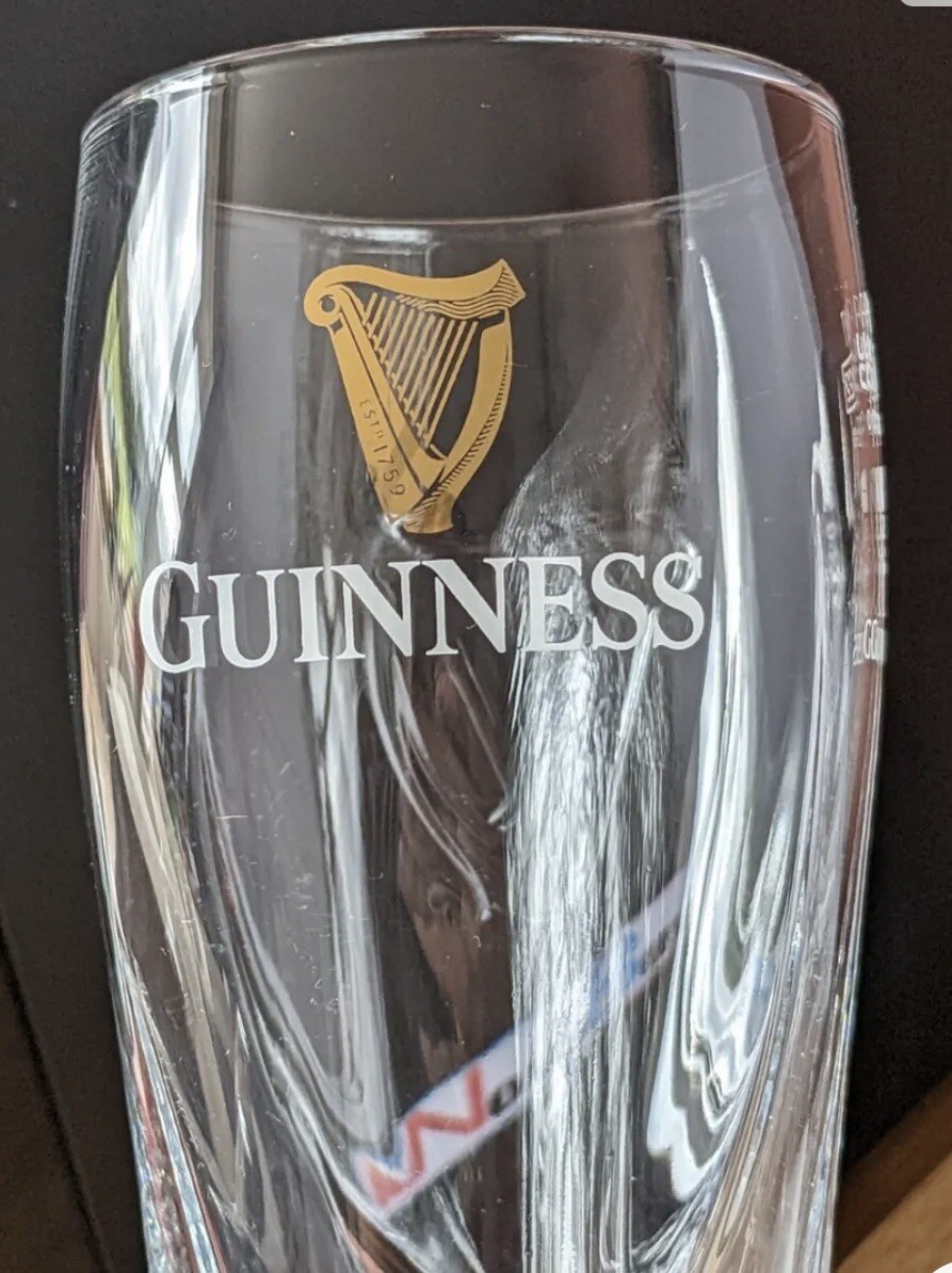 1 X Guinness Guiness Pint Glas Brand New Bar Gift Man Cave | eBay UK