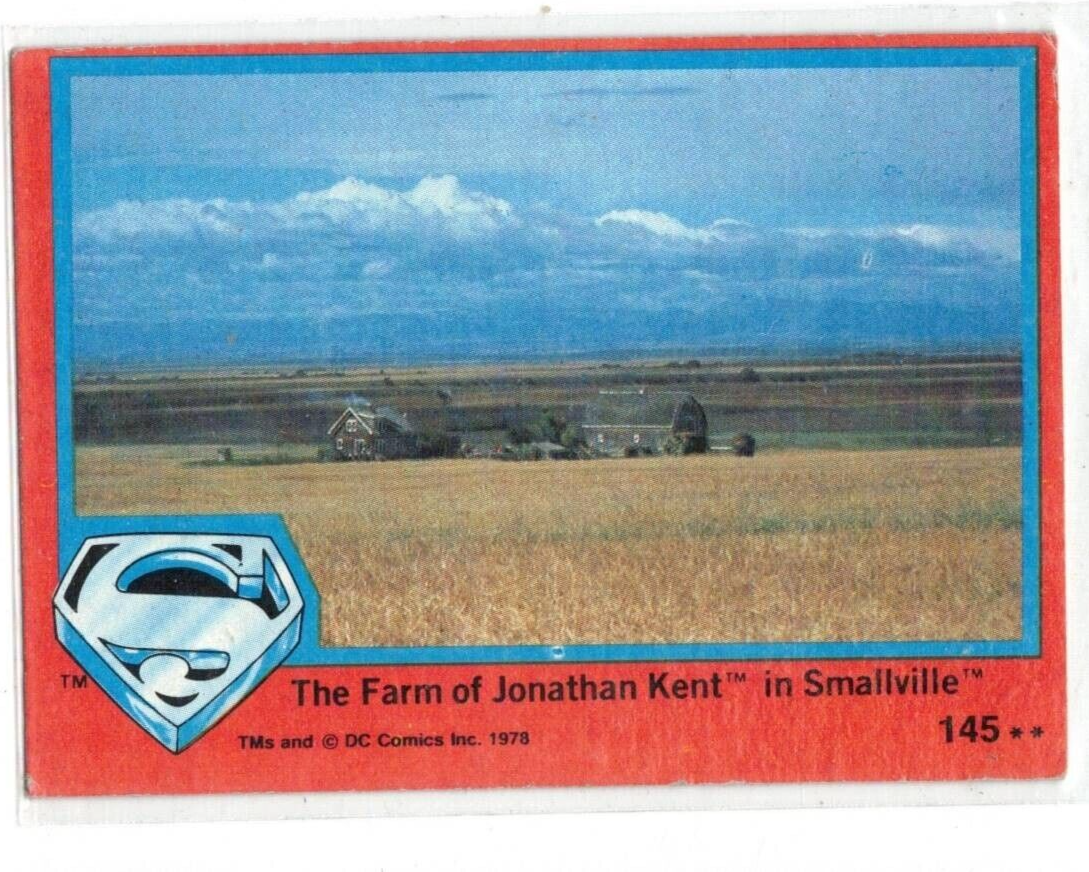 1978 Superman Series II THE FARM OF JONATHAN KENT #145-W/TOP LOADER | eBay