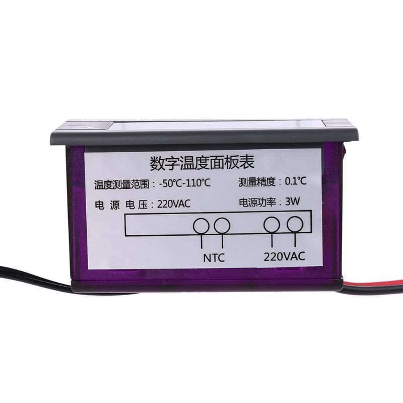 Digital Embedded Thermo meter Refrigerator Freezer Temperature Display ...