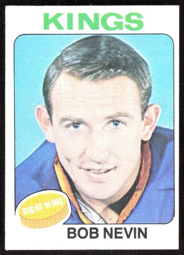 1975-76 8478A Topps Bob Nevin Los Angeles Kings #123 | eBay