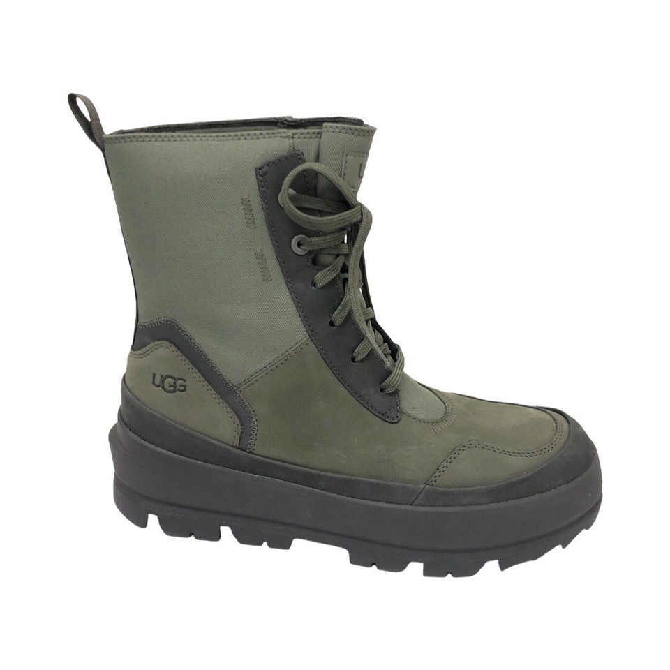 UGG Women's The UGG Lug Combat Boots Black White Sand Moss Green ...