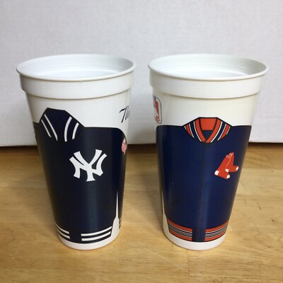 Vintage MLB NEW YORK YANKEES RED SOX PLASTIC ICEE SOUVENIR Collectible ...