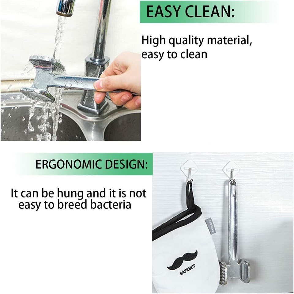 Stainless Steel Aluminium Double Side Beaf Steak Mallet Meat Tenderizer ...