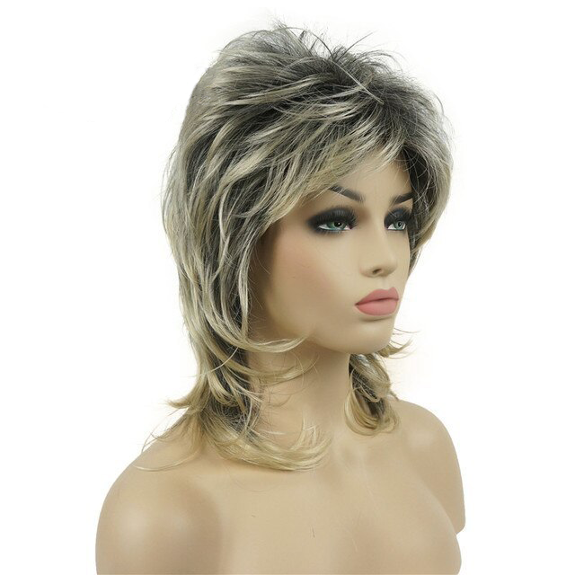 Long Soft Shaggy Layered Cut Wigs Full Wig Mullet Wigs for Cosplay ...
