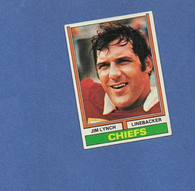 1974 Topps Football Set JIM LYNCH Card # 167 | eBay