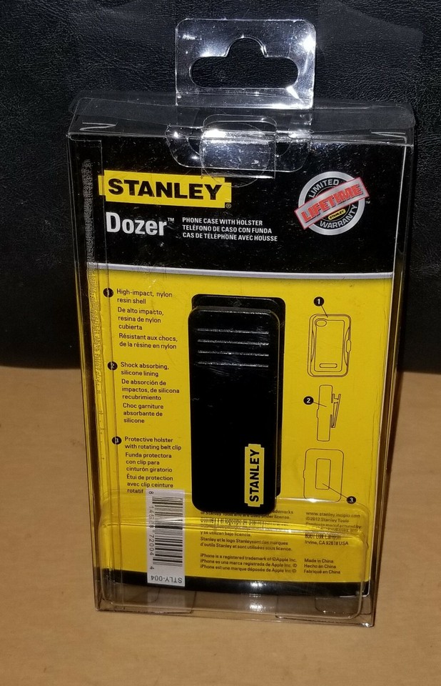 iPhone 4/4S Rugged 3-Piece Smart Phone Case Black & Yellow Stanley ...