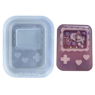 Crystal Quicksand Ornaments Silicone Mold Resin Casting Hollow Shaking ...