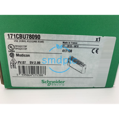 171CBU78090 Schneider Electric Unity M1 processor CPU programmable zydm ...