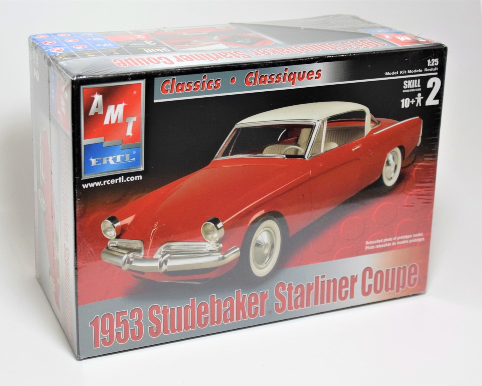AMT Ertl 31759 1/25 Scale 1953 Studebaker Starliner Coupe Plastic Model ...