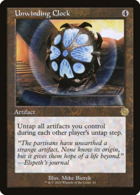 MTG Unwinding Clock 061 Retro Frame - The Brothers' War Retro Artifacts ...