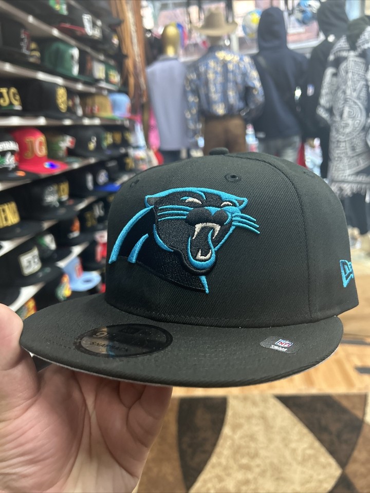 Carolina Panthers Black NFL New Era 9Fifty Adjustable SnapBack | eBay
