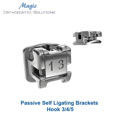 Magic Dental Orthodontic Passive Self Ligating Brackets Hook Stainless ...