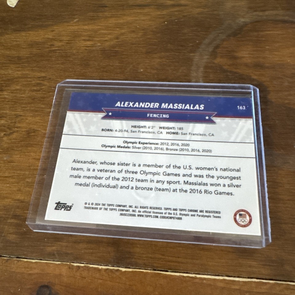 2024 Chrome US Olympic & Paralympic Team and Hopefuls Alexander ...