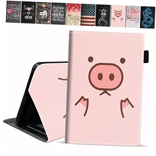 Case for All-New Amazon Fire HD 10/Fire HD 10 Plus Pink Cute Cartoons ...