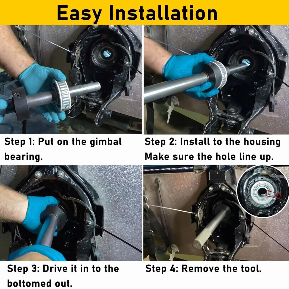 for Mercruiser Alpha Bravo Gimbal Bearing Alignment Tool Seal Install Driver Kit | eBay