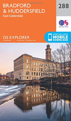 OS Explorer Map (288) Bradford and Huddersfield - Map NEW Ordnance ...