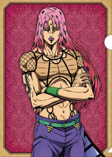 JOJO BIZARRE 5 WIND GIORNO BRUNO MISTA DOPPIO DIAVOLO FILE FOLDER ...
