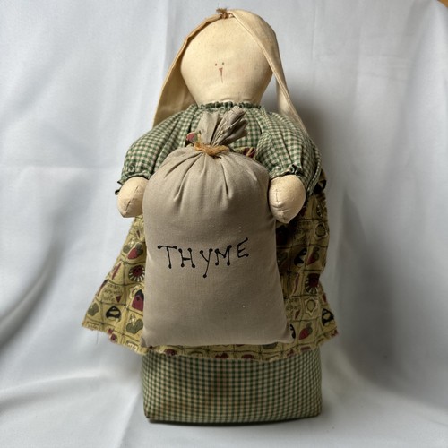 Primitive Country Farmhouse Handcrafted Prairie Doll With Apron ...