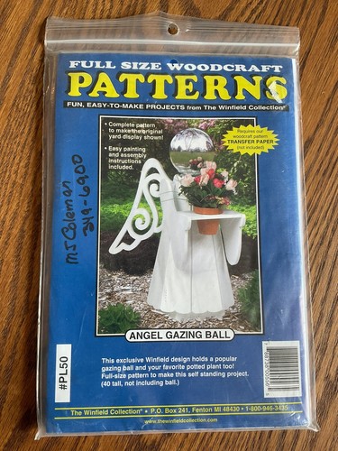 Angel Gazing Ball 40” PL30 Winfield collection Full sz Woodcraft ...