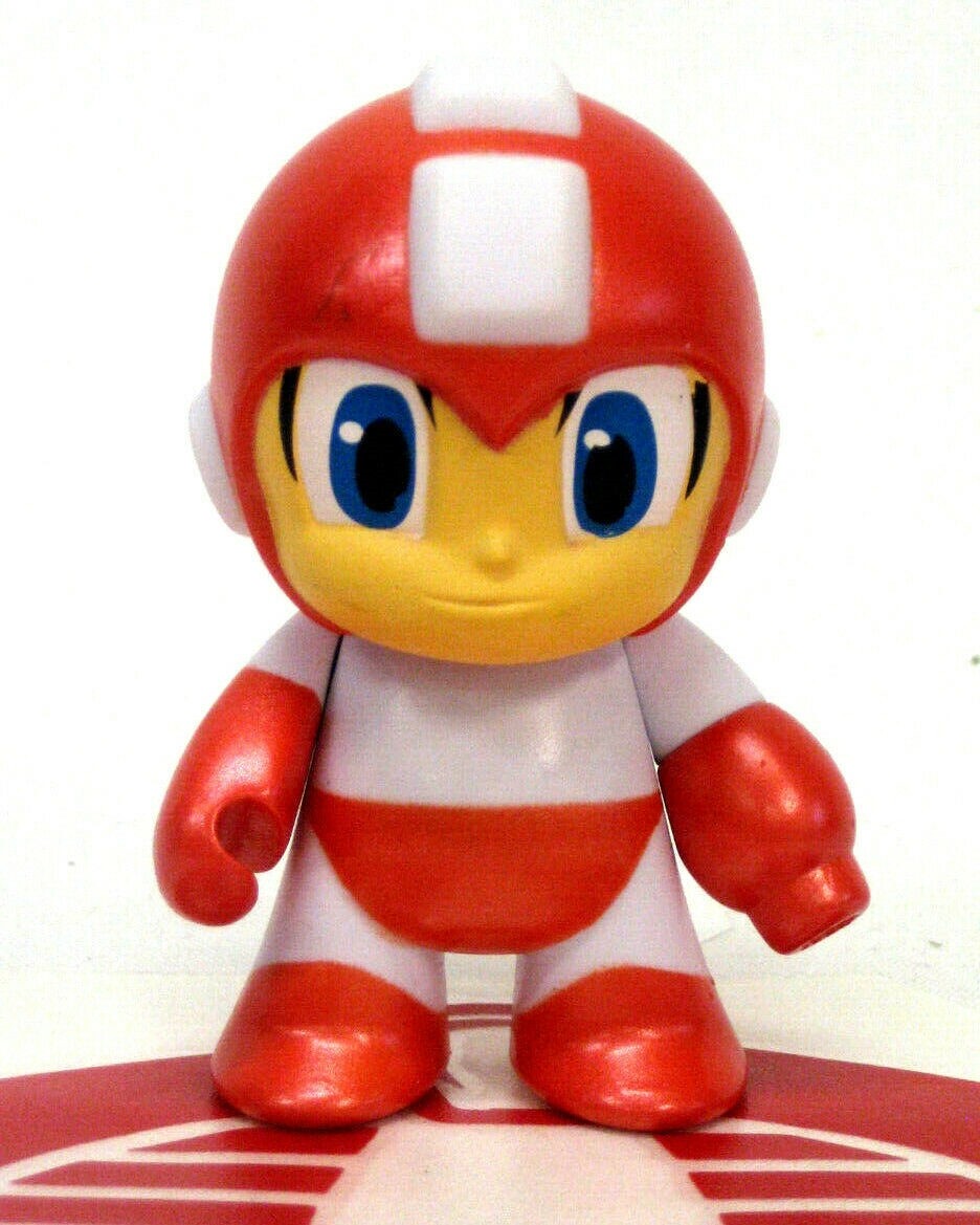 Megaman Action Figure Mini Pop Red Metallic MegaMan Loot Crate Figure ...