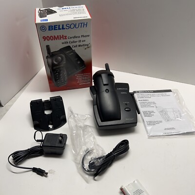 BellSouth 900MHz Cordless Phone - Black Model Mh9915bk Caller Id | eBay