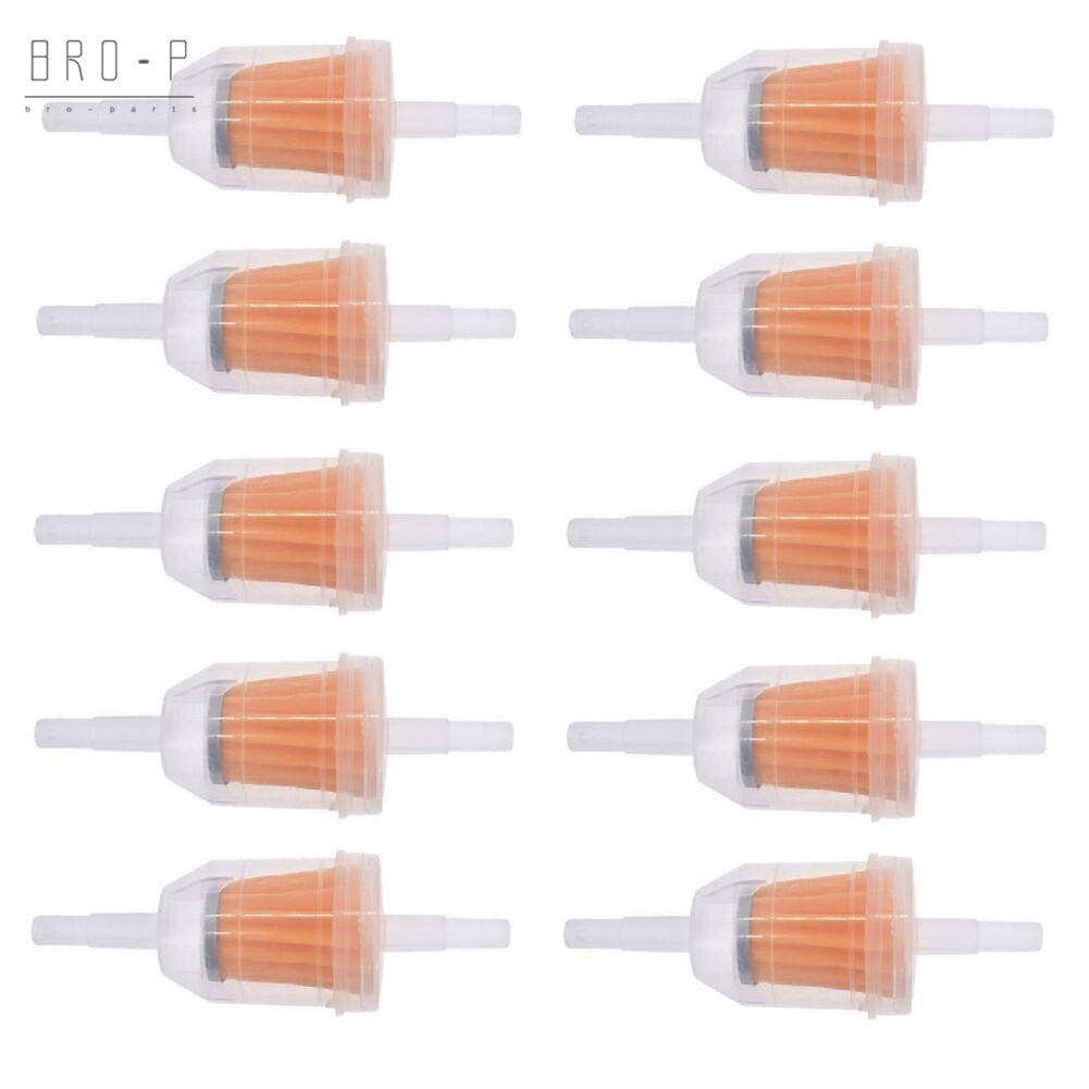 Motor Inline Gas Oil Fuel Filter Small Engine For 1/4'' 5/16" Line 10 ...