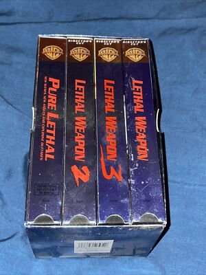 1998 LETHAL WEAPON 1 2 3 Legacy 4-Pack VHS Director's Cut box set | eBay
