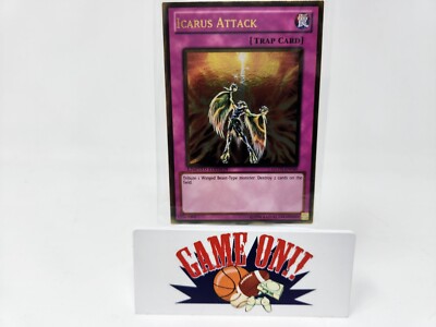 YuGiOh Icarus Attack GLD3-EN049 Gold Series Limited Edition LP | eBay