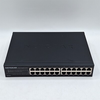 NETGEAR 24-Port Gigabit Ethernet Unmanaged Switch (GS324) | eBay