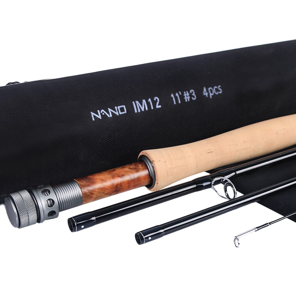 Maxcatch Nano Nymph Fly Fishing Rod 2/3/4WT 10ft IM12 Toray Carbon Fast ...