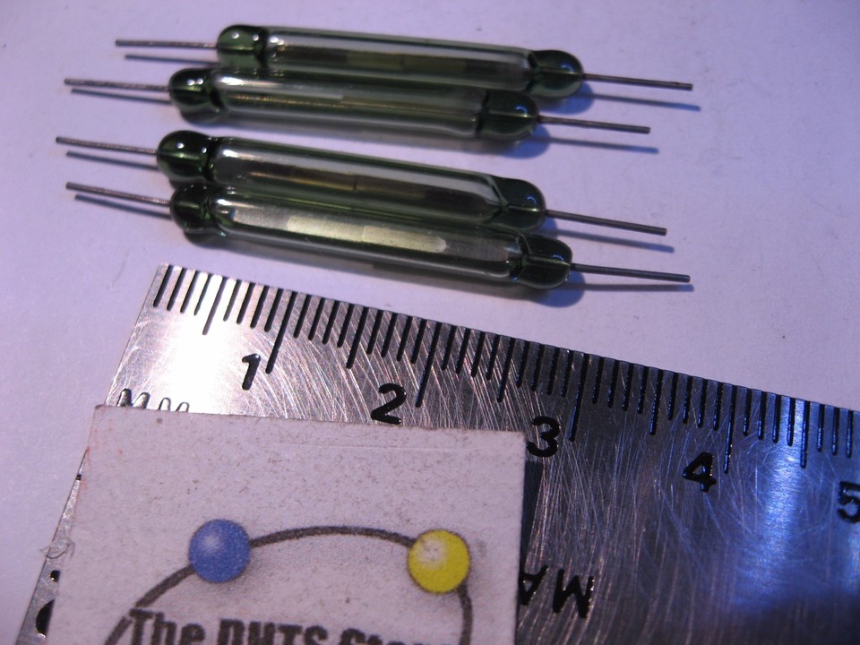 Magnetic Reed Switch Glass Envelope 28mm SPST - NOS Qty 8 | eBay