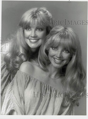 Press Photo Actresses Candi and Randi Brough starring in "BJ and the ...
