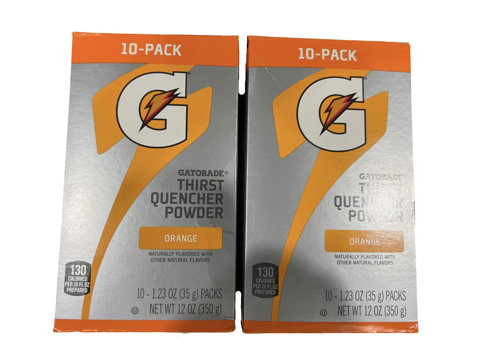 2 Gatorade Thirst Quencher Powder, 1.23oz Packets, 20 ounces 10 Pack ...