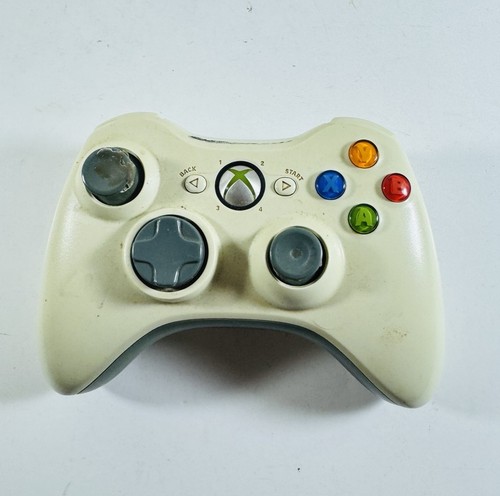 Official Microsoft Xbox 360 White Wireless Controller Genuine Original ...