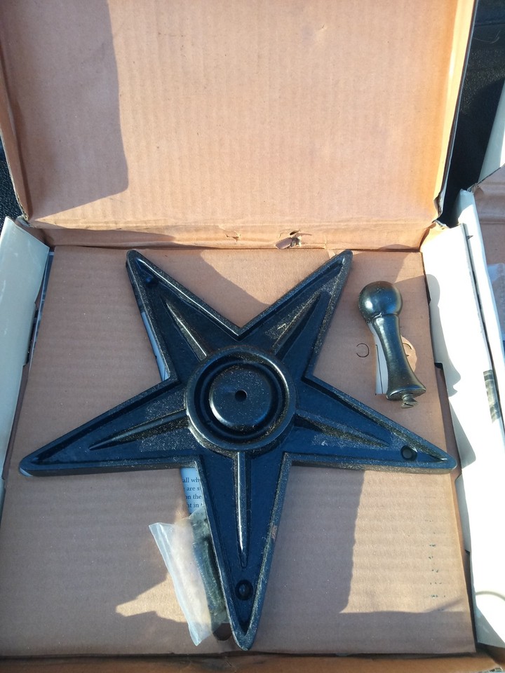 cast iron building star hook 2 sets | eBay