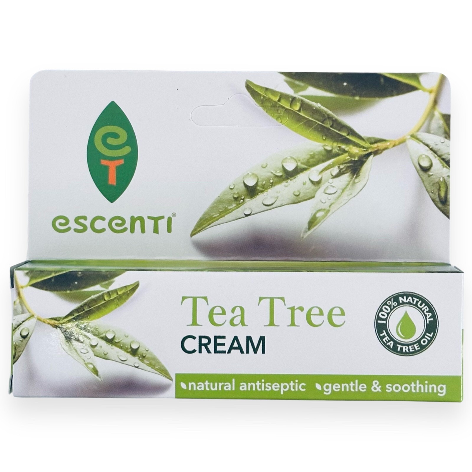ET Escenti Tea Tree Cream 100% Natural antiseptic Gentle and Soothing ...