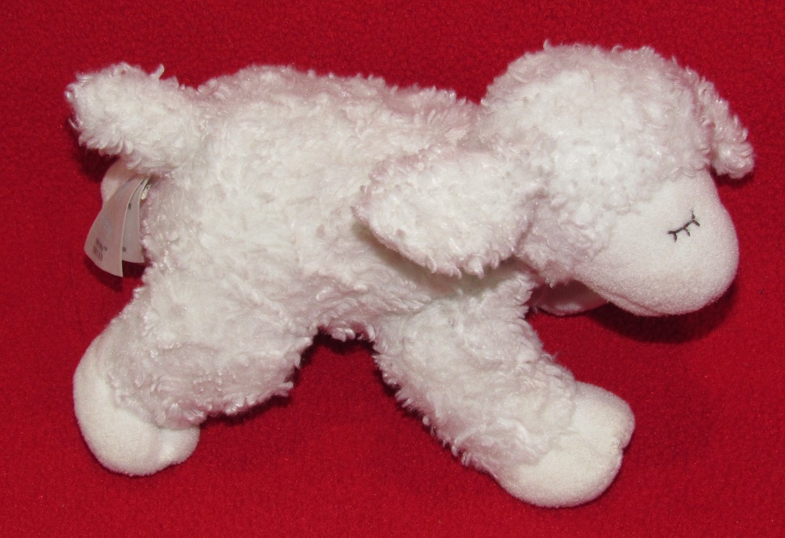 Gund Winky ~~ Plush Baby Rattle Toy Doll Lovey Soft White LAMB | eBay