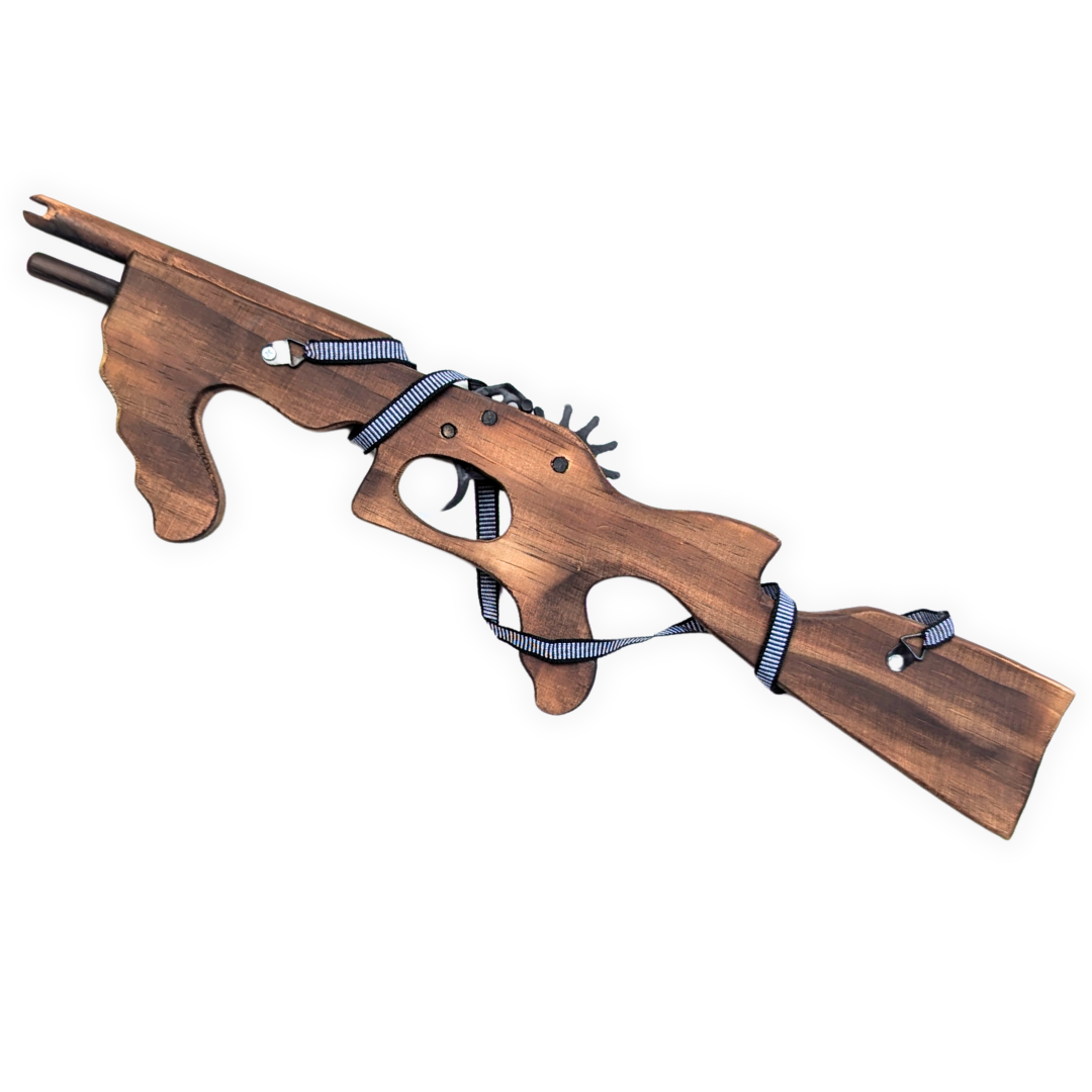 Wooden Toy Guns Rubber Band Toy Gun In Luger Shape