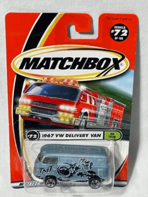Matchbox #72 1967 VW Delivery Van, Blue, 1/64 | eBay