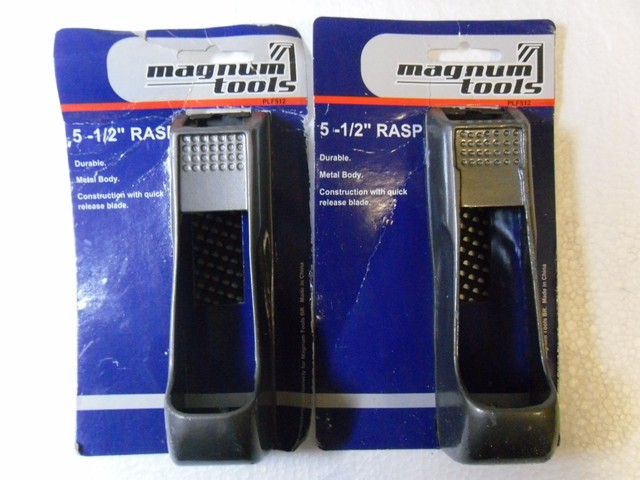 (2) Magnum Tools PLF512 5 1/2” Multi-rasp Block Planes for sale online ...