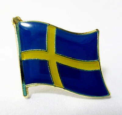 Sweden National Flag Metal Lapel Pin Flag Pin | eBay