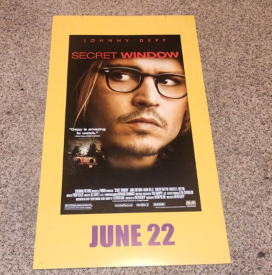 Hollywood Video Rentals Poster "Secret Window" 35"X19.5" | eBay