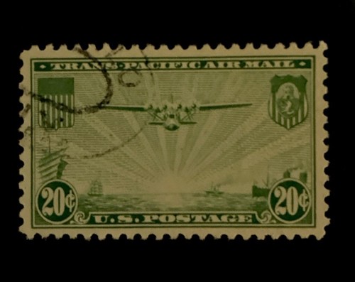 US Stamp, Scott #C21 20c Stamp - 1935 Trans Pacific Air Mail / Used | eBay
